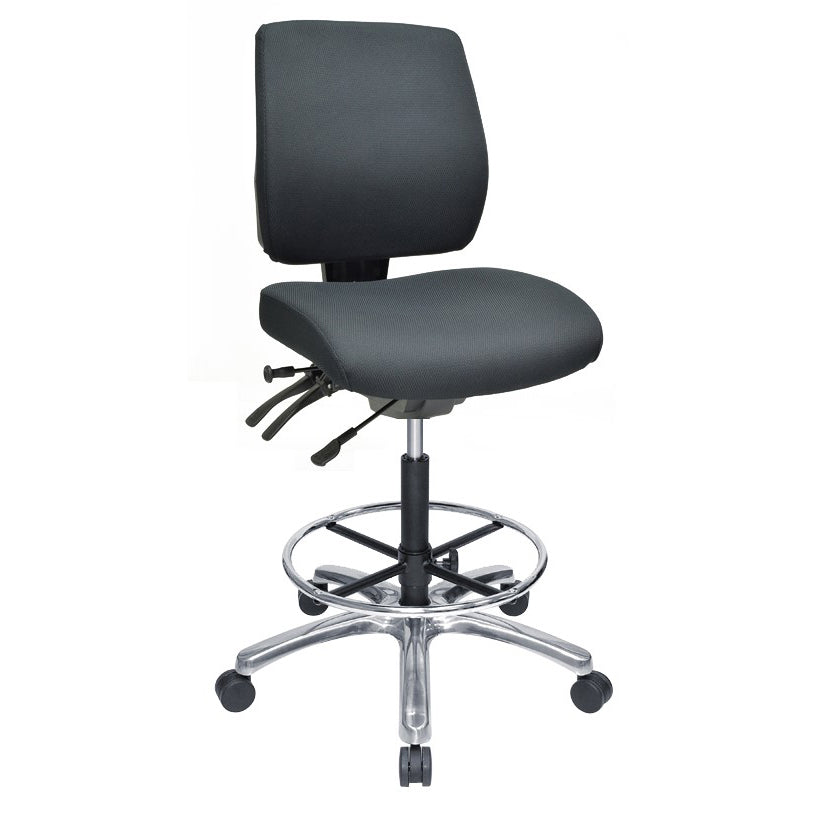 Alpha MB Drafting with Black Base no Arm – DAME Furniture