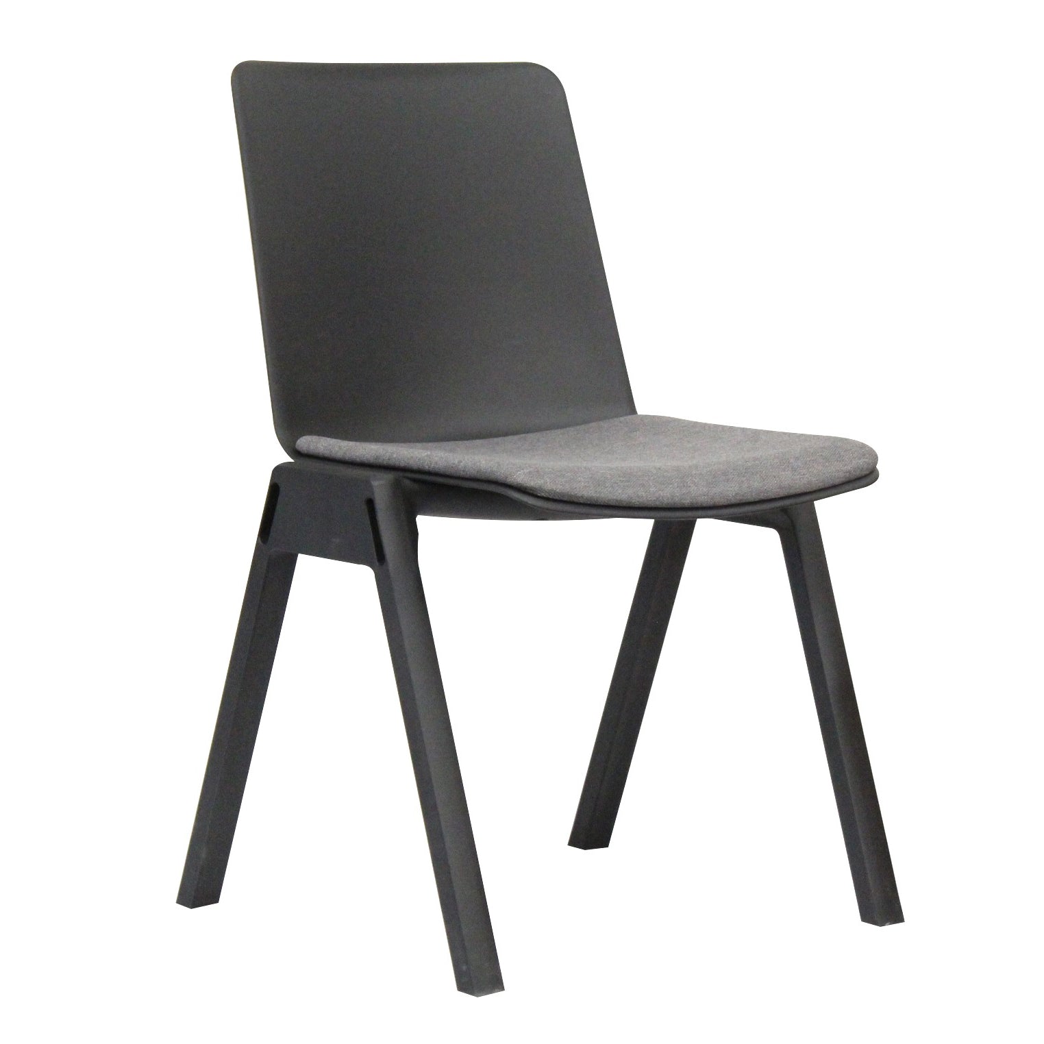 Leader Series Plastic Seat Padded Seat in Grey Fabric – DAME Furniture